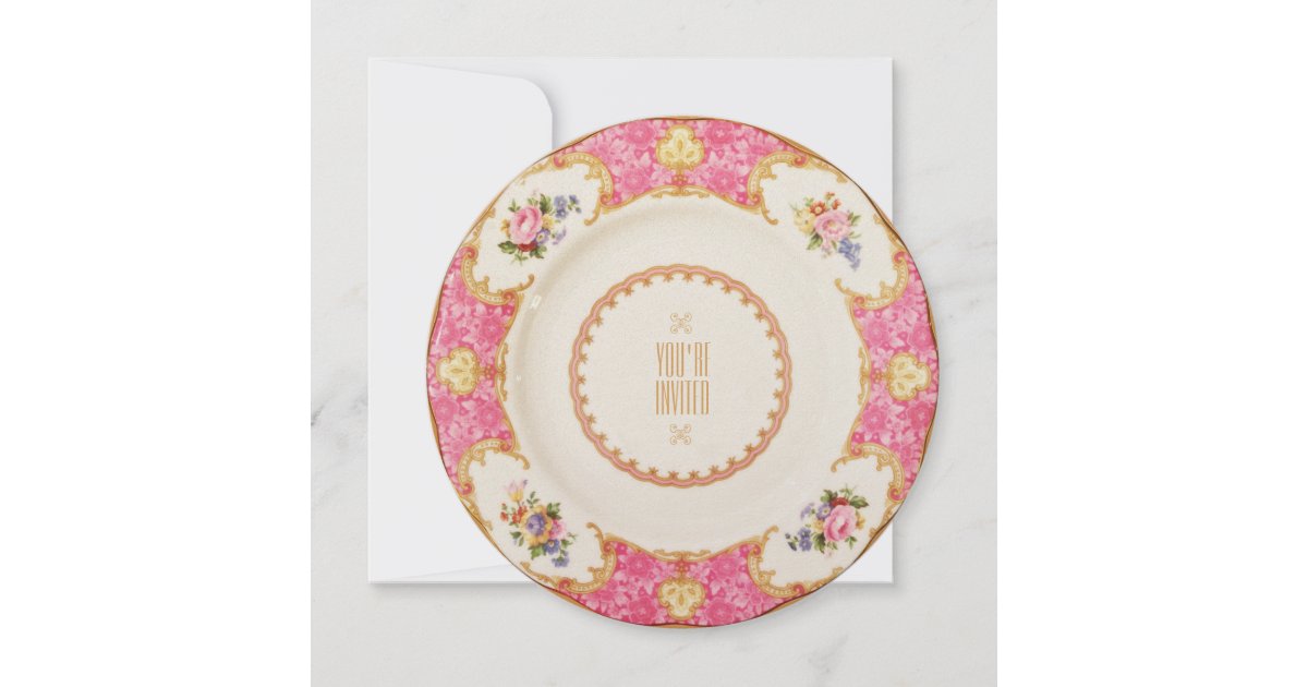 Invitación del fiesta de merienda-cena del | Zazzle.es