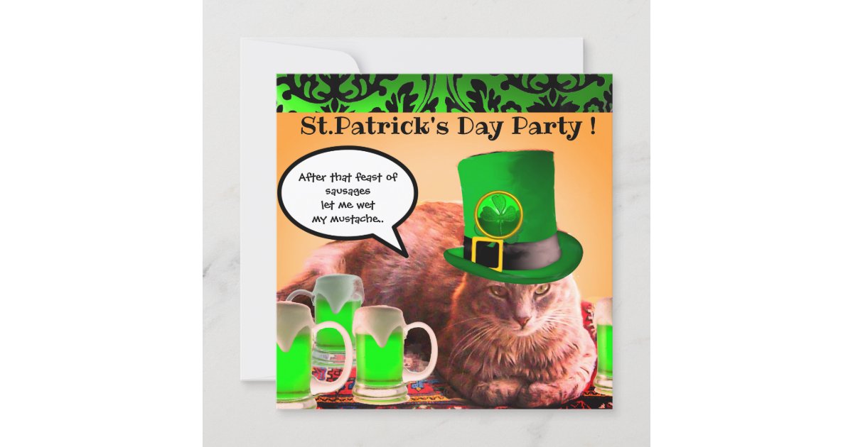 INVITACIÓN EL DÍA DE SAN PATRICK, LA GORRA IRISH BEER DE LEPR | Zazzle.es