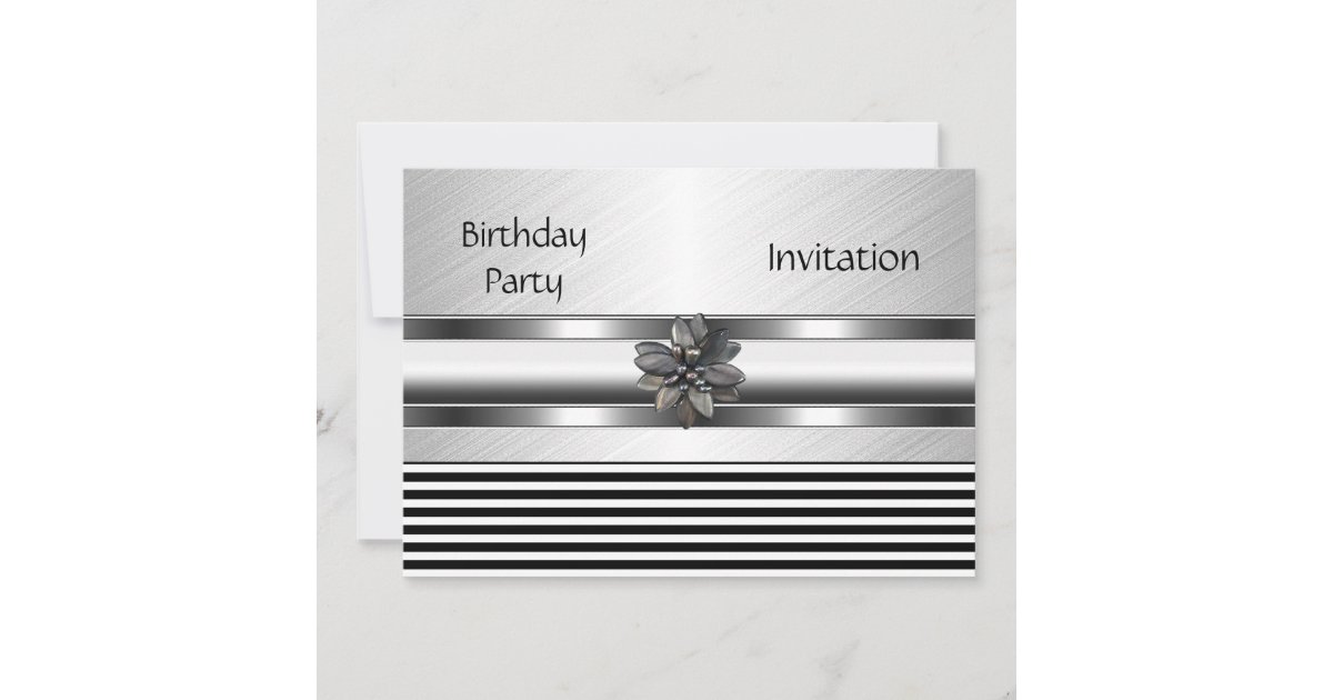 Invitación Elegante Fiesta de Cumpleaños de Banda | Zazzle.es