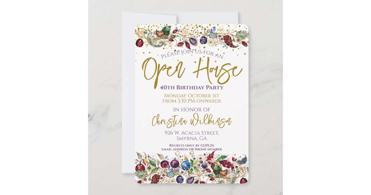 Invitación Fiesta de cumpleaños de Open House | Zazzle.es