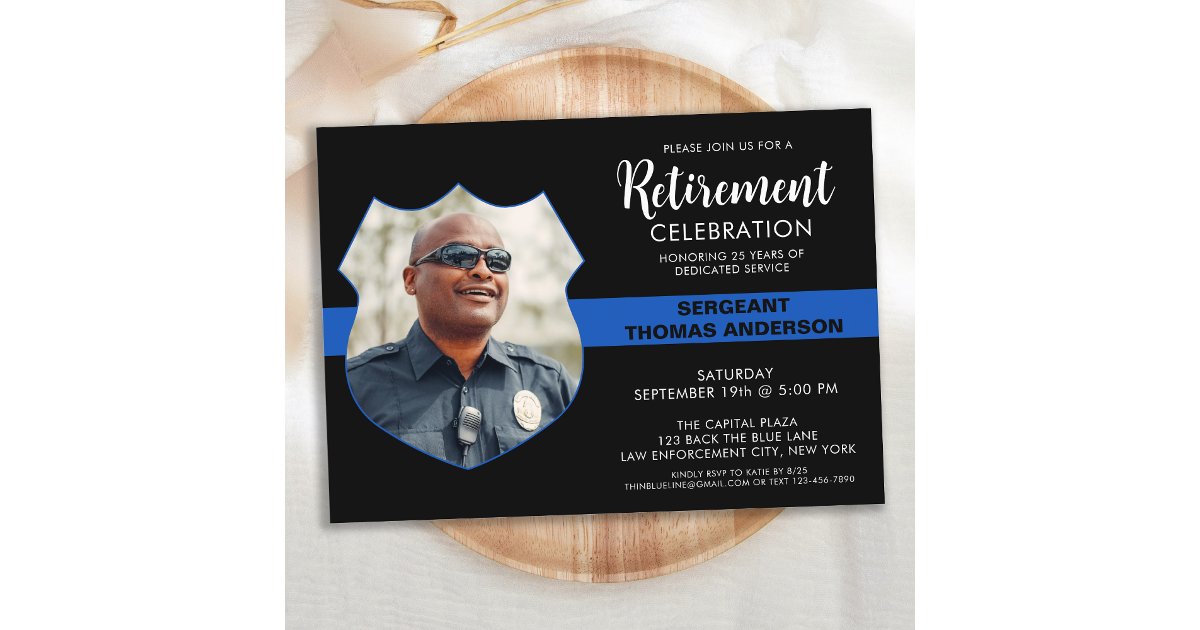 Invitación Fiesta de retiro fotográfico de Personalizado de L | Zazzle.es
