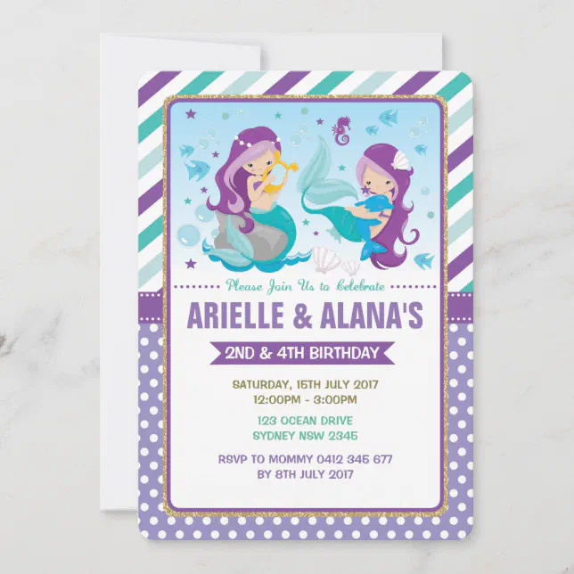 Invitación Hermanas hermanas hermanas invitan al cumpleaños d | Zazzle.es