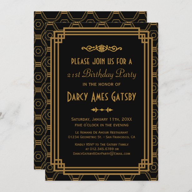 Invitaciones Gatsby | Zazzle.es