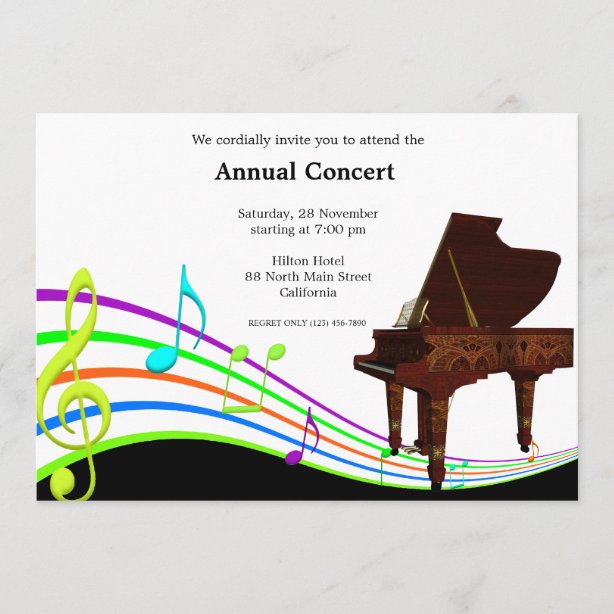 Invitaciones Coro | Zazzle.es