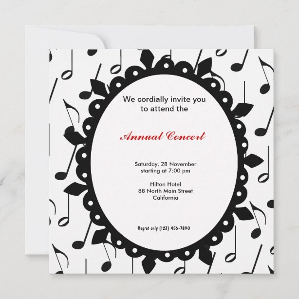 Invitaciones Coro | Zazzle.es