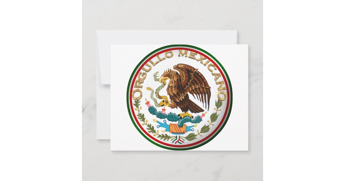Invitación Orgullo Mexicano (Águila de la bandera mexicana) | Zazzle.es