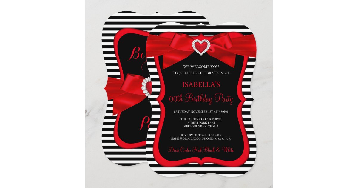 Invitación Partido de Cumpleaños de la Banda Blanca de la Ban | Zazzle.es