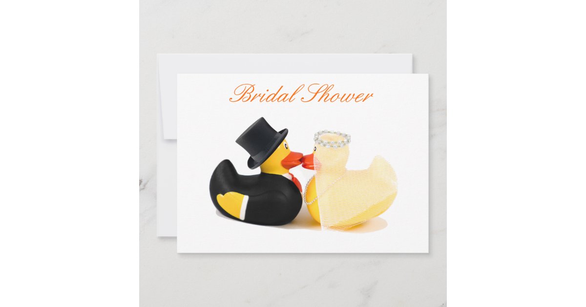 Invitación Patos bodas 2 - Ducha nupcial | Zazzle.es