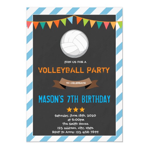 Invitaciones Voleibol | Zazzle.es