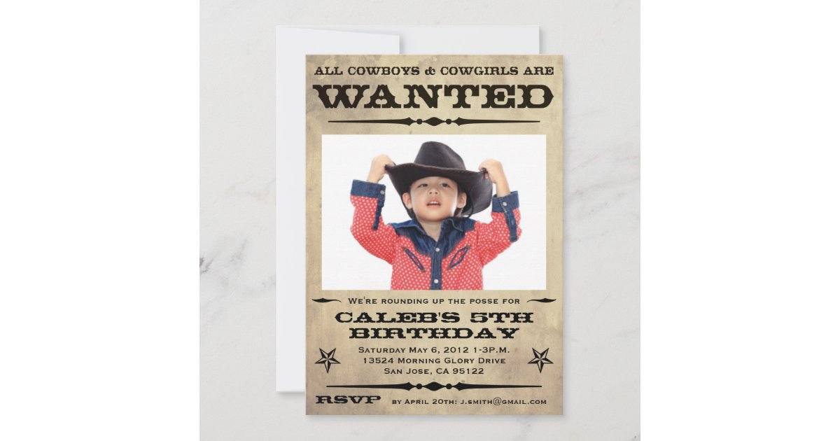 Invitación Se busca Fiesta de niños Posters | Zazzle.es