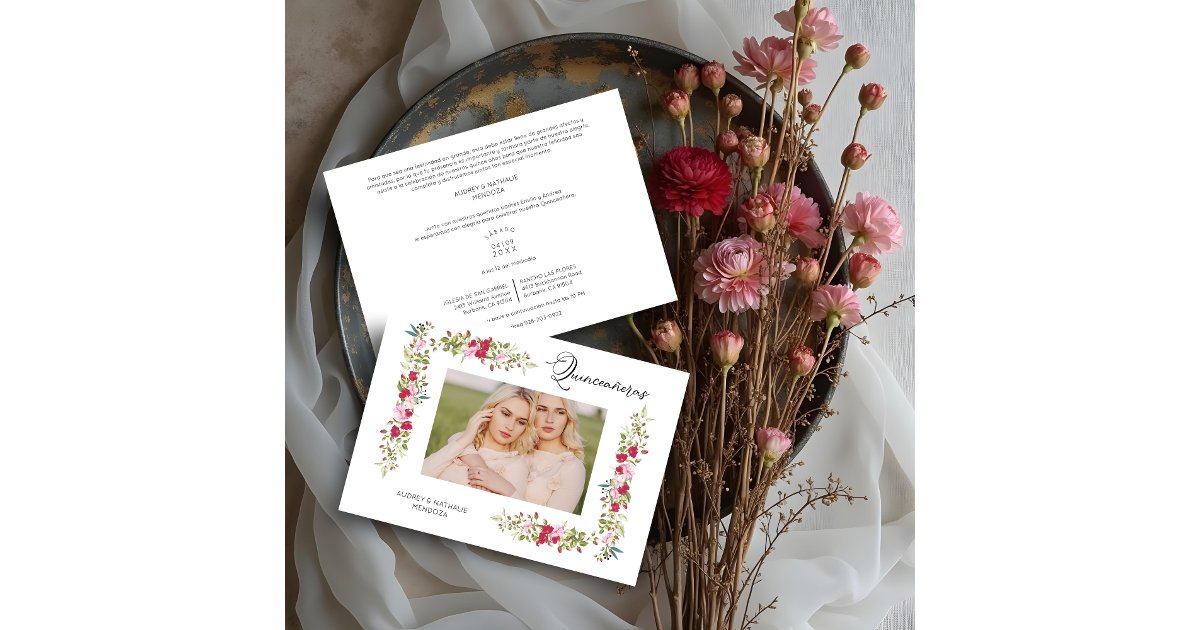 Invitación Tipografía singulares de Quinceañera | Zazzle.es