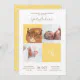 Invitación Yak Amarillo ・ Alfabeto Monograma Cudo Baby Shower | Zazzle.es