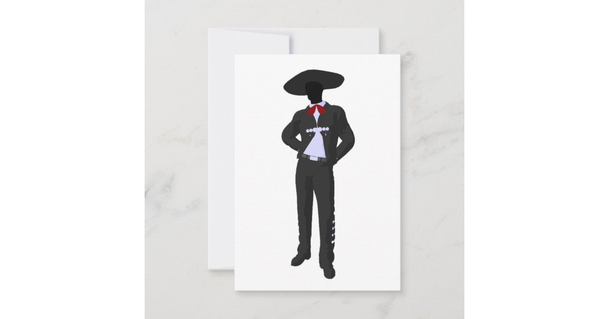 Invitaciones del Mariachi de la silueta | Zazzle.es