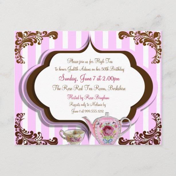 Invitaciones Merienda | Zazzle.es