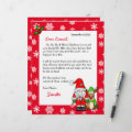 Lámina Carta personalizada de Santa para niños | Zazzle.es