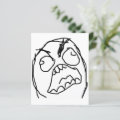 Lámina Rage Guy Angry Fuu Fuuu Rage Face Meme | Zazzle.es