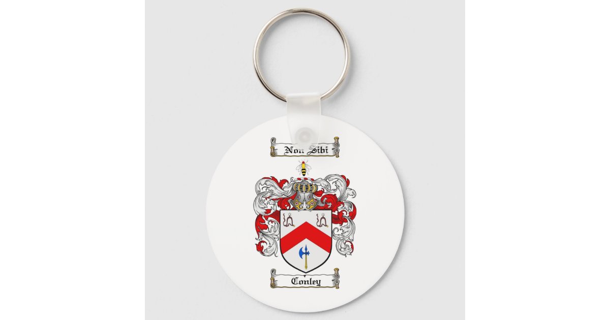LLAVERO CONLEY FAMILY CREST - RECUBRIMIENTO DE ARMAS | Zazzle.es
