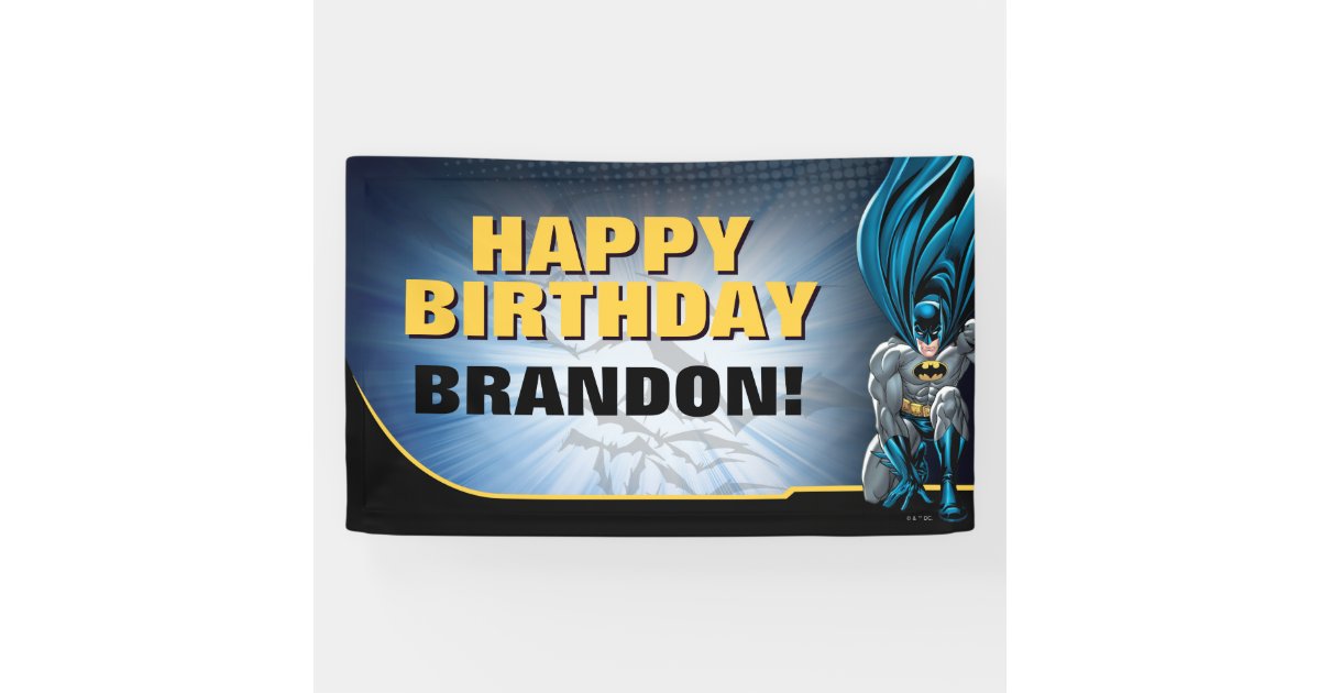 Lona Batman | Cumpleaños feliz | Zazzle.es