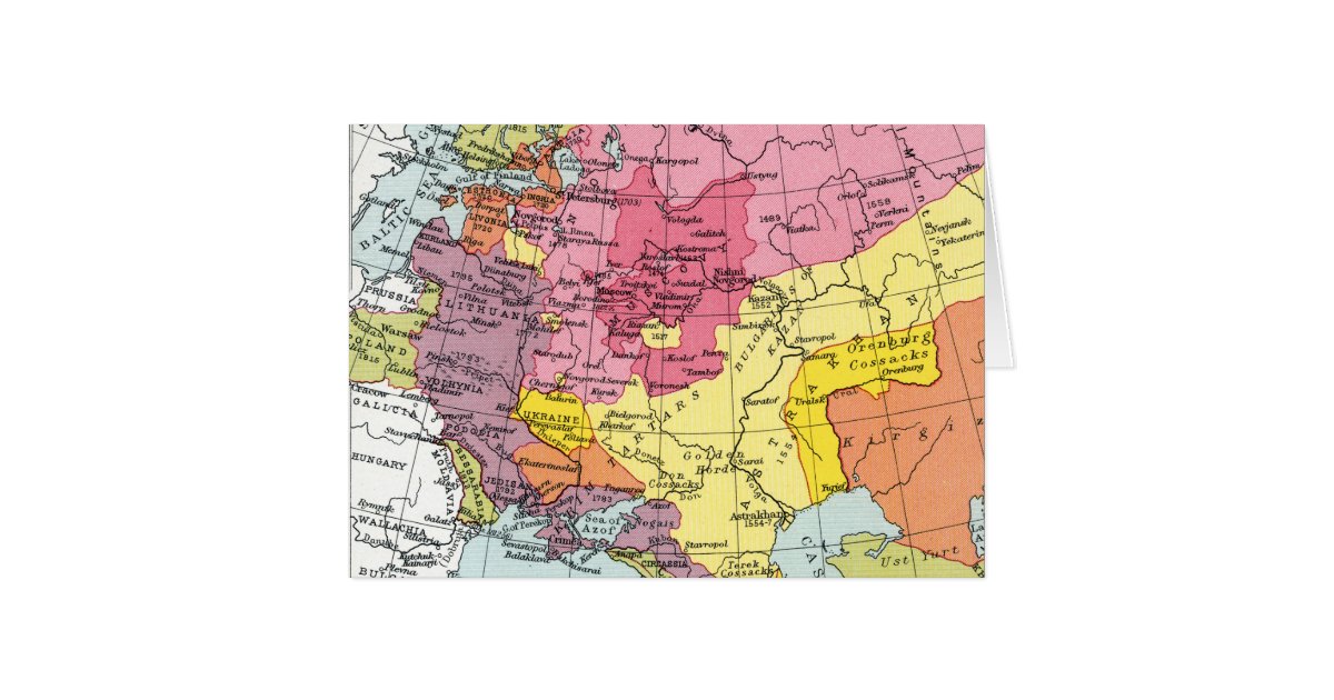 MAPA: EXTENSIÓN DE RUSIA | Zazzle.es