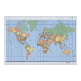 Pósters Mapas | Zazzle.es