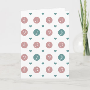 Tarjetas Notas Musicales | Zazzle.es