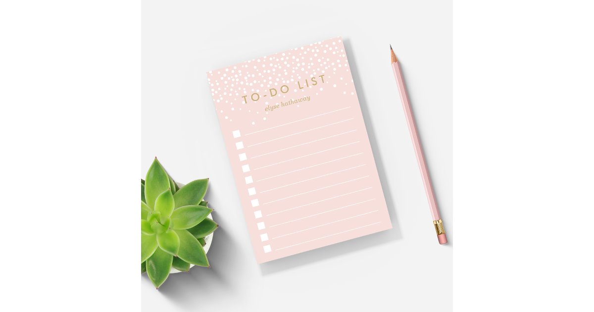 Notas Post-it® Rosa | Lista de tareas pendientes personalizadas d ...