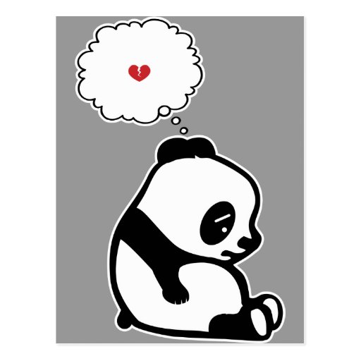 Oso panda triste dibujo - Imagui