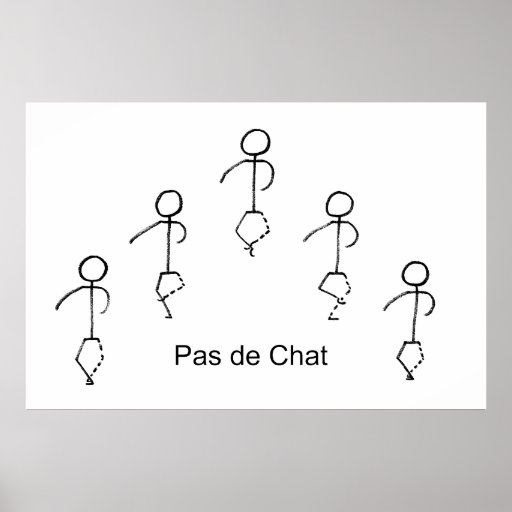Pas de Chat Poster | Zazzle