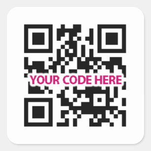 Pegatinas Qr - Calcomanías | Zazzle.es