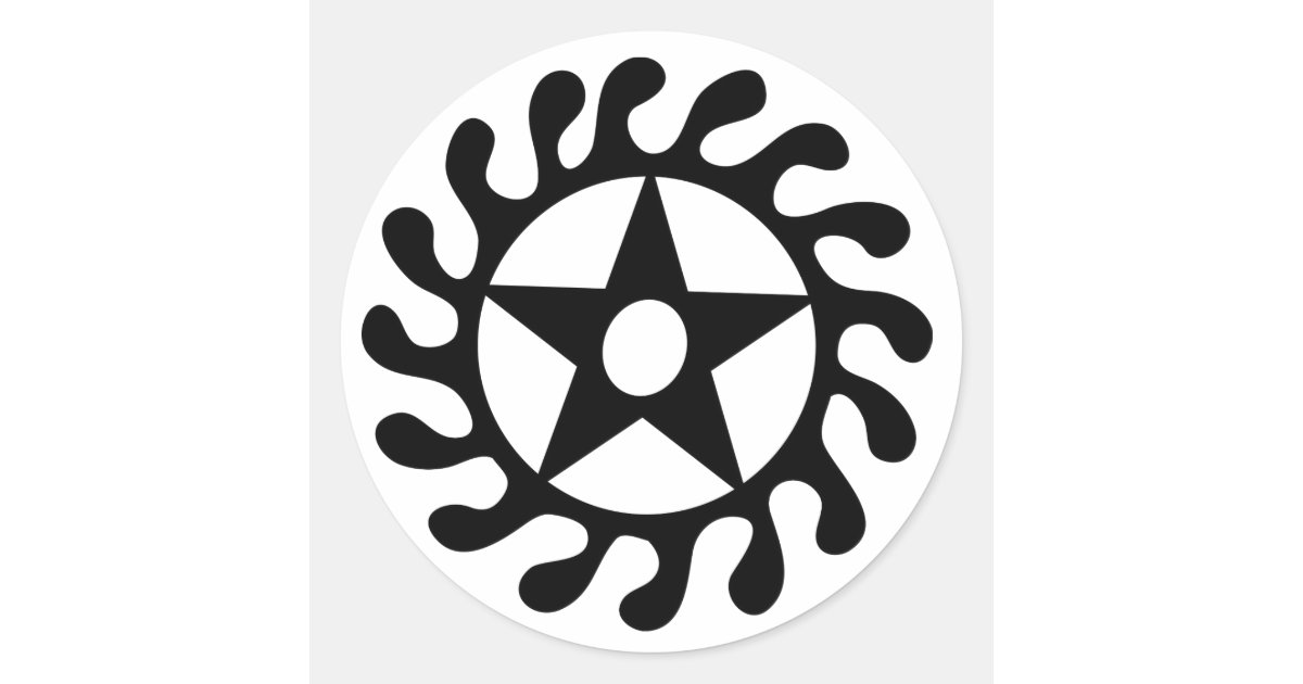 Pegatina Redonda Sese Wo Soban | Símbolo de cambios y transiciones ...