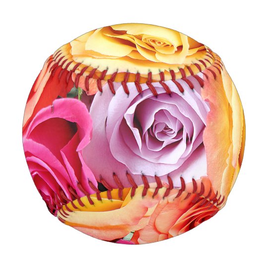 Pelota De Béisbol Rosas de béisbol | Zazzle.es