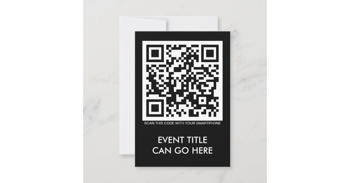 personalizable Código QR Invitación | Zazzle.es