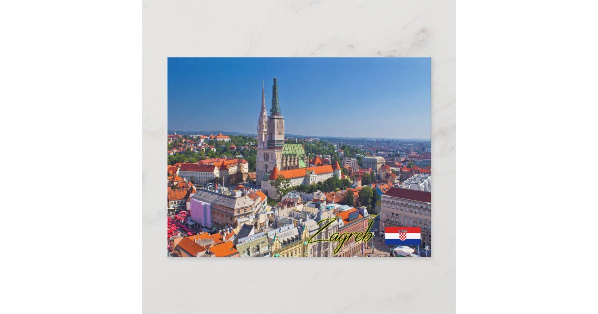 Postal Croacia Zagreb | Zazzle.es