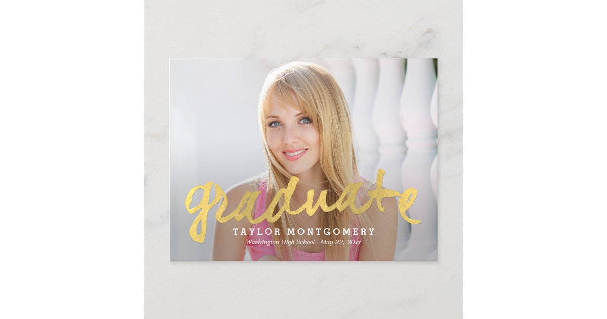 Postal De Invitación Invitación/invitación de graduación con orgullo ...