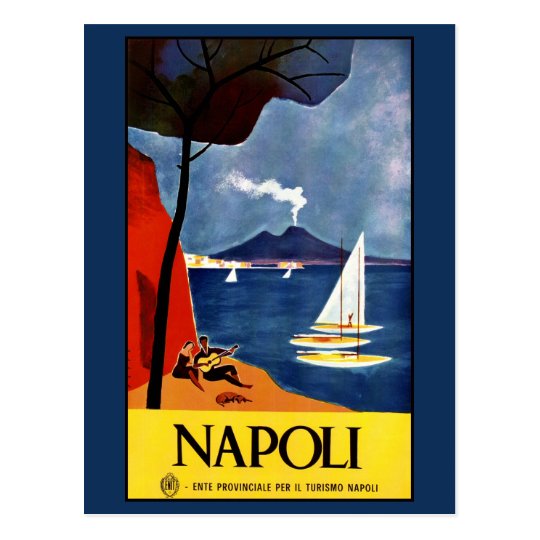 Postal de Napoli del vintage (Nápoles) Italia | Zazzle.es