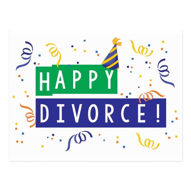 Postales Feliz Divorcio - Tarjetas postales | Zazzle.es