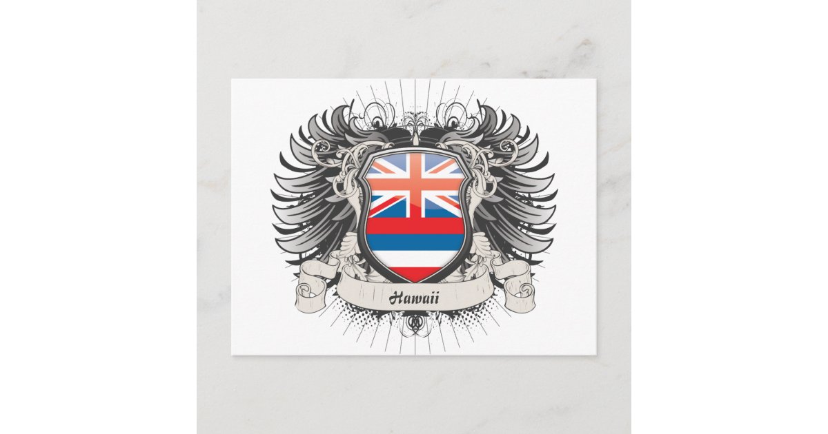 Postal Escudo de Hawaii | Zazzle.es