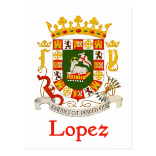 Postales Escudo De La Familia Lopez - Tarjetas postales | Zazzle.es
