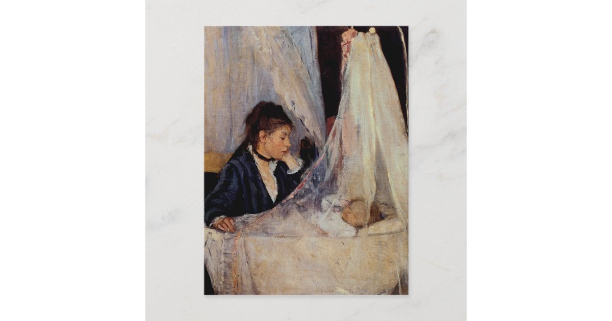 Postal La cuna de Berthe Morisot | Zazzle.es