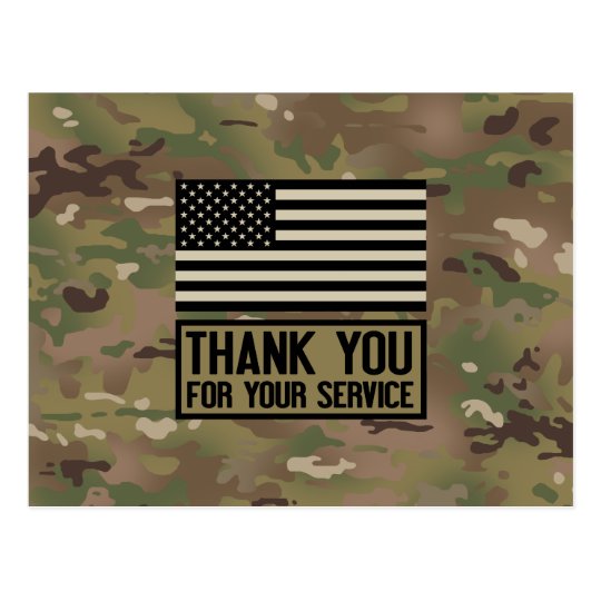Postal Militar - gracias por su servicio | Zazzle.es Postal Militar - gracias por su servicio | Zazzle.es