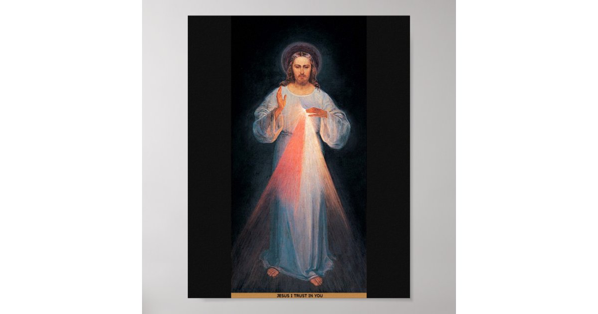 Póster Divine Mercy Poster | Zazzle.es
