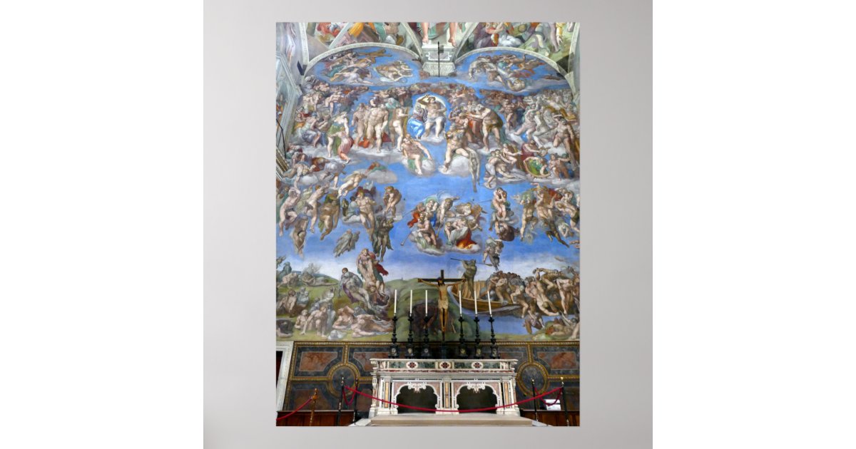 Póster El último fallo - Capilla Sixtina - poster | Zazzle.es