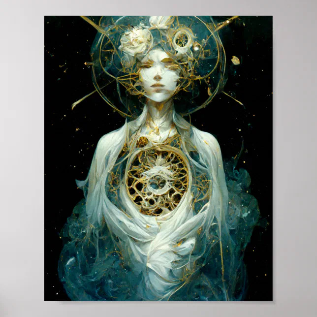 Póster Ethereal Sprite 2 Fantasy Art Poster | Zazzle.es