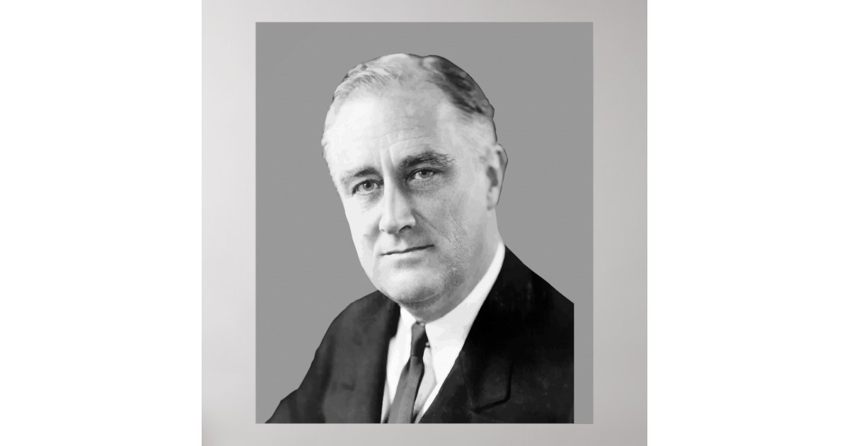 Póster Franklin Delano Roosevelt | Zazzle.es