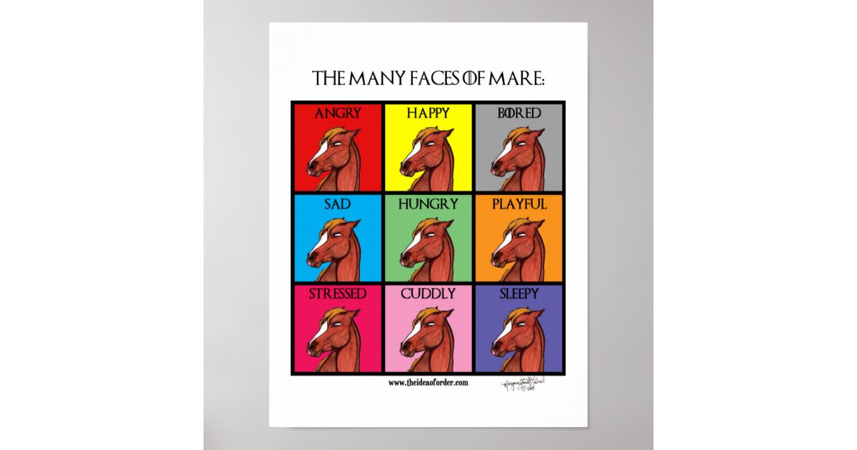 Póster Las muchas caras de Mare Poster | Zazzle.es