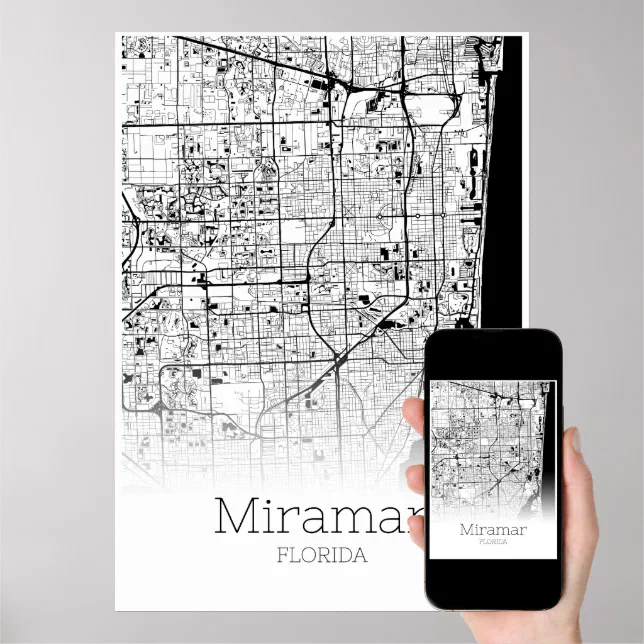 Mapa Miramar Florida