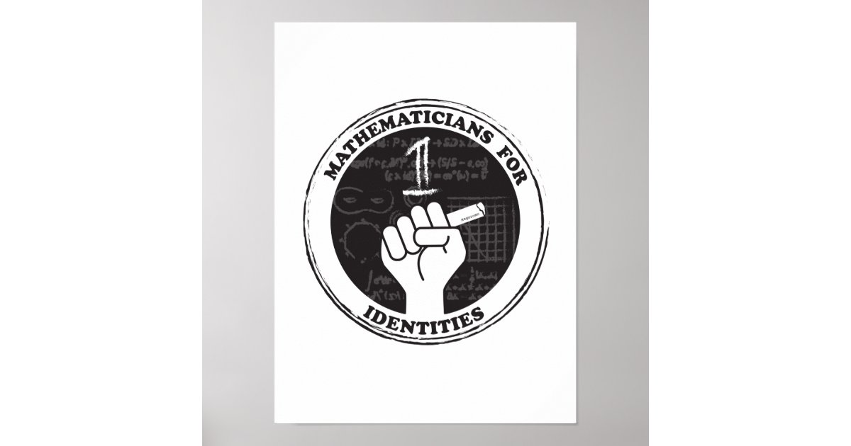 Póster Matemáticos para Poster de identidades | Zazzle.es