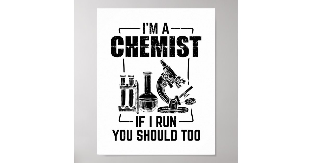 Póster Químico | Regalos de estudiantes de Química Cientí | Zazzle.es