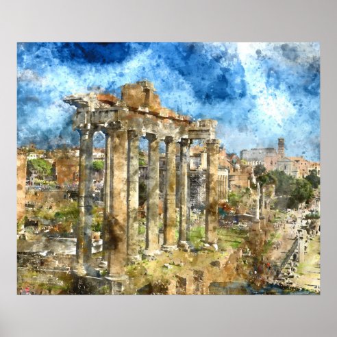 Pósters Roma Antigua | Zazzle.es