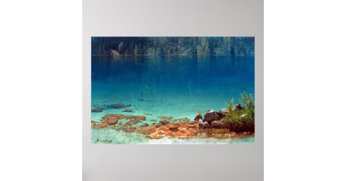 Póster Una escena del lago | Zazzle.es